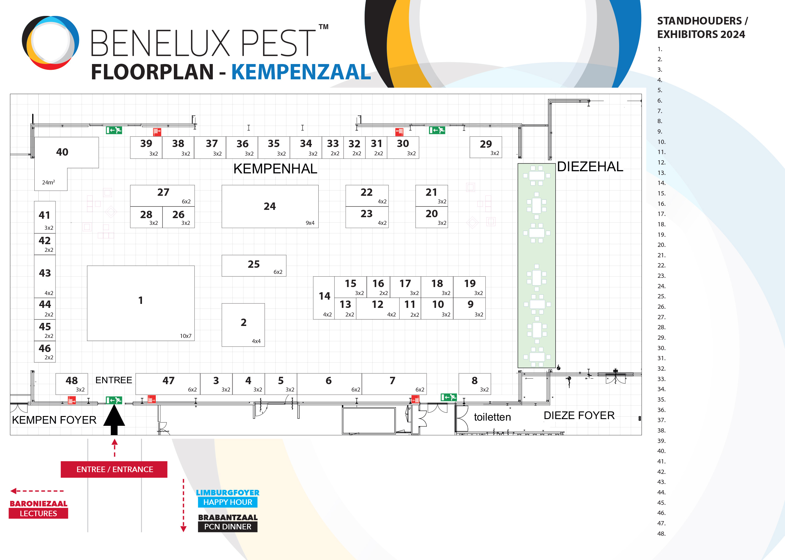 Floor Plan - Benelux Pest